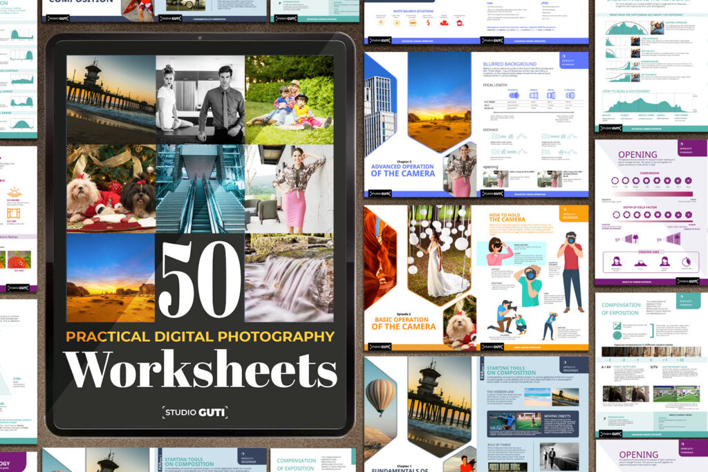 50 Practical Digital Photography Worksheets - Studio Guti